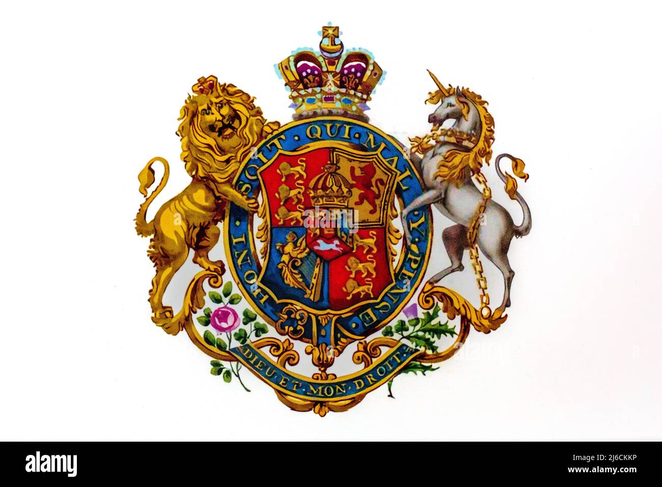Royal coat of arms of the United Kingdom Stock Photo - Alamy