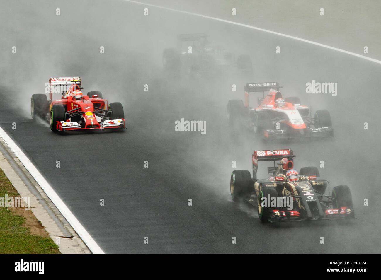 Formula 1 Hungarian Grand Prix 2014. Pictured Stock Photo - Alamy