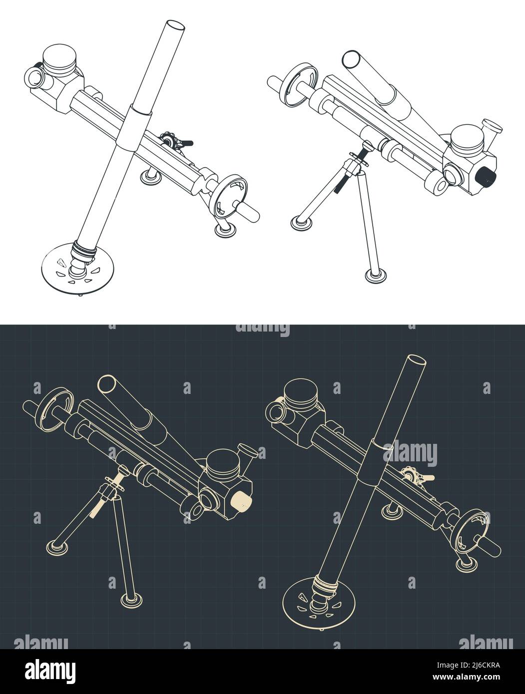 High explosive mortar Stock Vector Images - Alamy