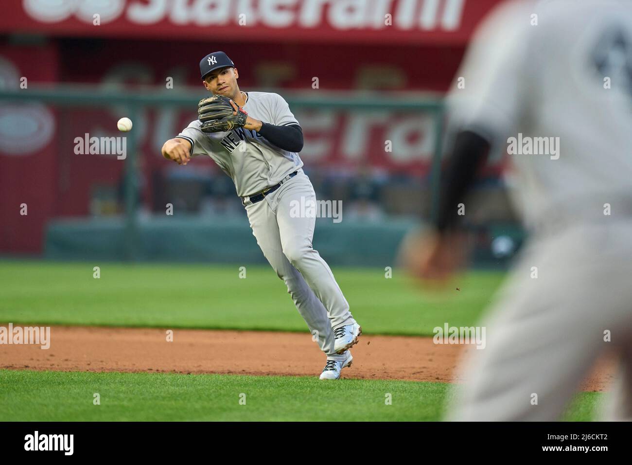 April 29 20261: New York second baseman Gleyber Torres (25) makes a ...