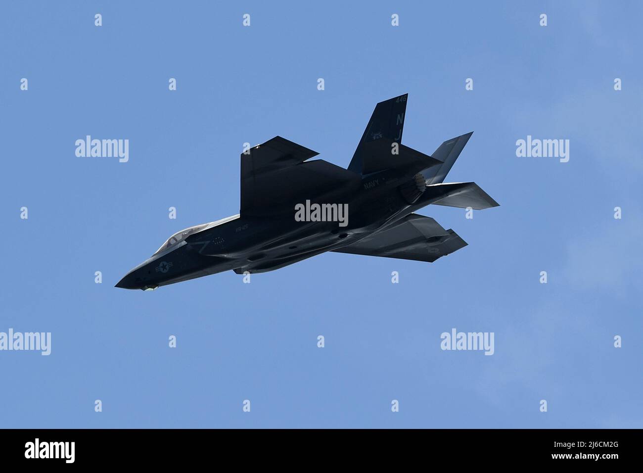 FORT LAUDERDALE FL - APRIL 29: United States Navy F-35C Lightning II is ...