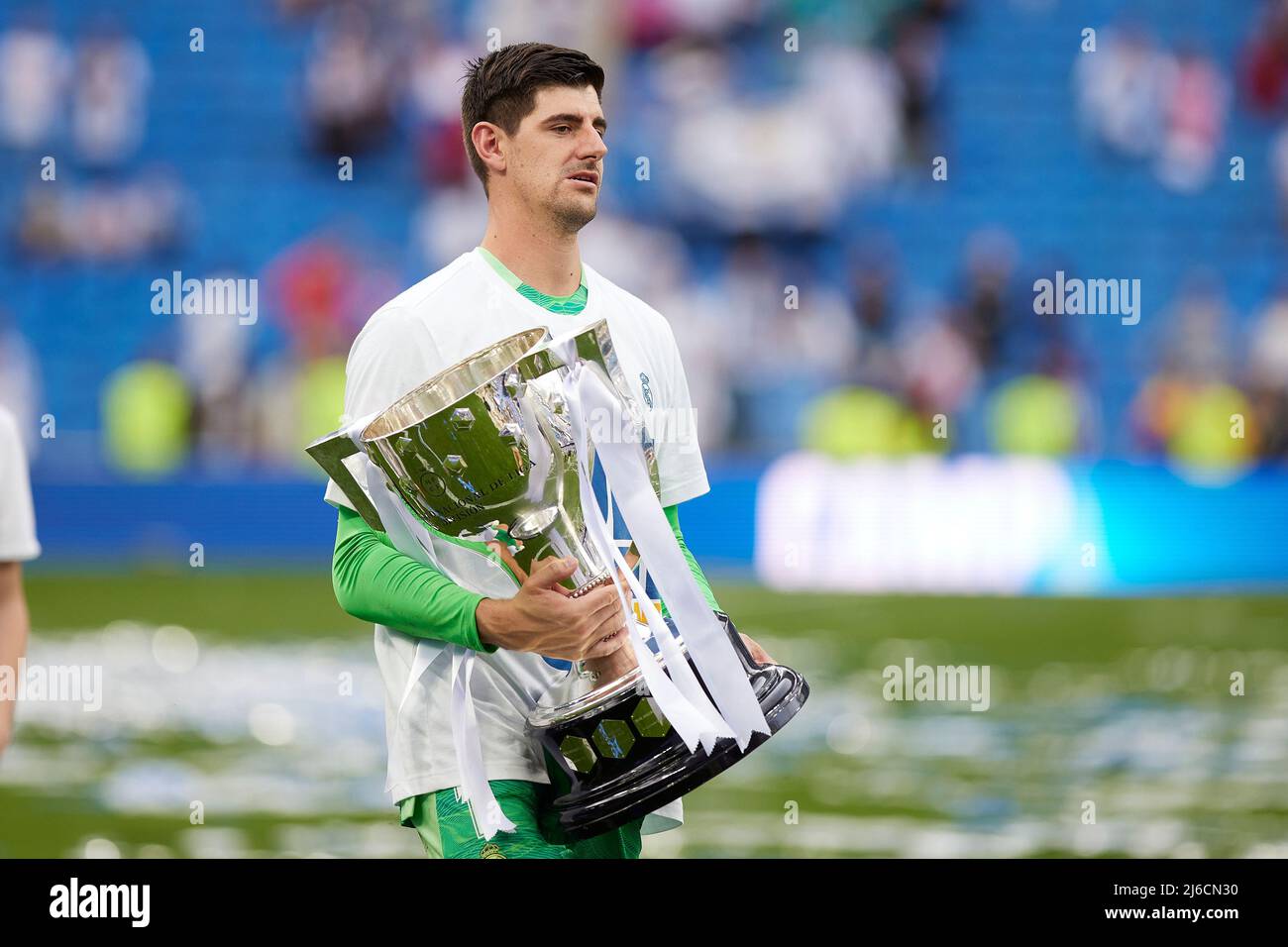 Thibaut Courtois of Real Madrid during the La Liga match between Real ...