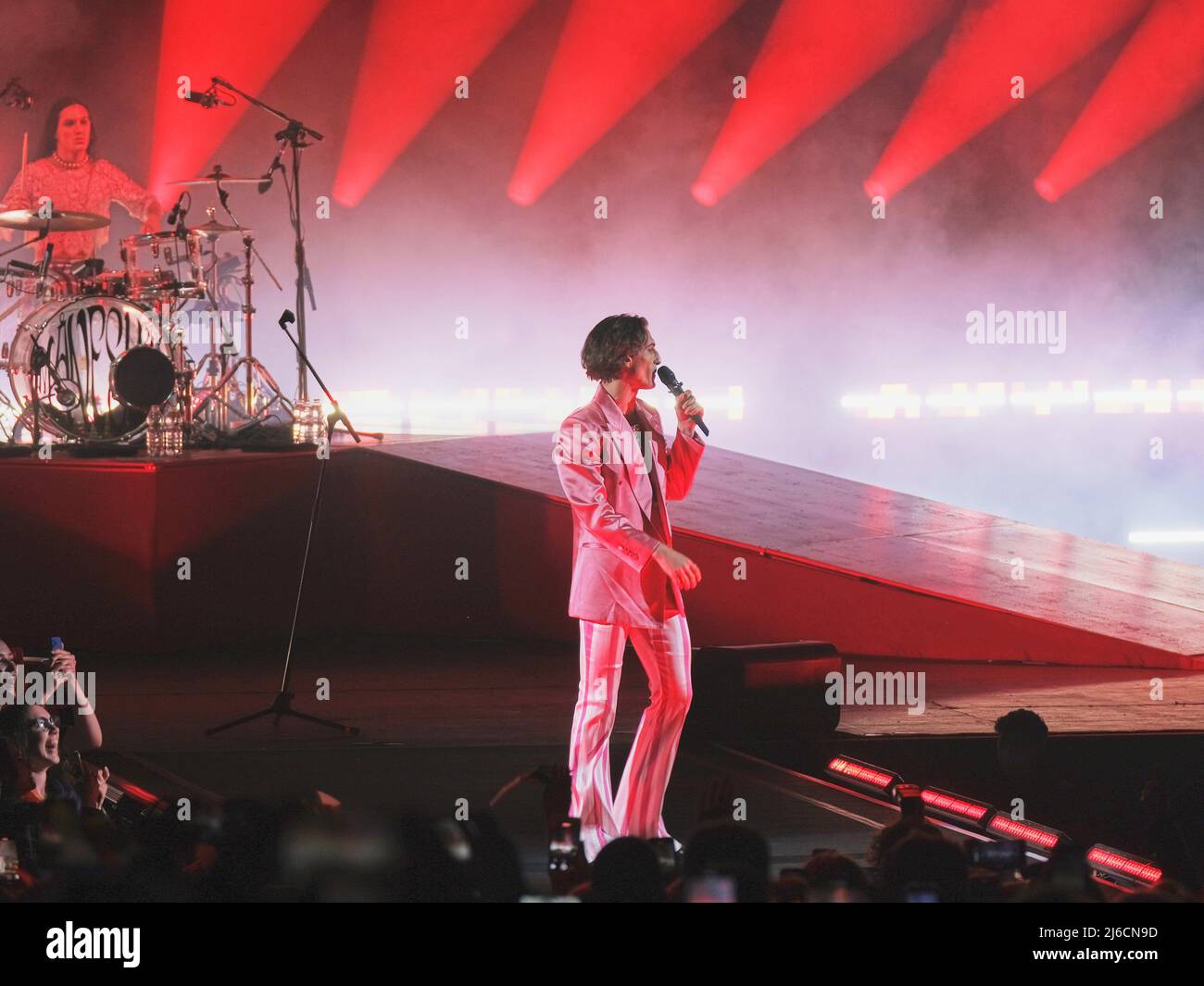 Damiano david live hi-res stock photography and images - Alamy