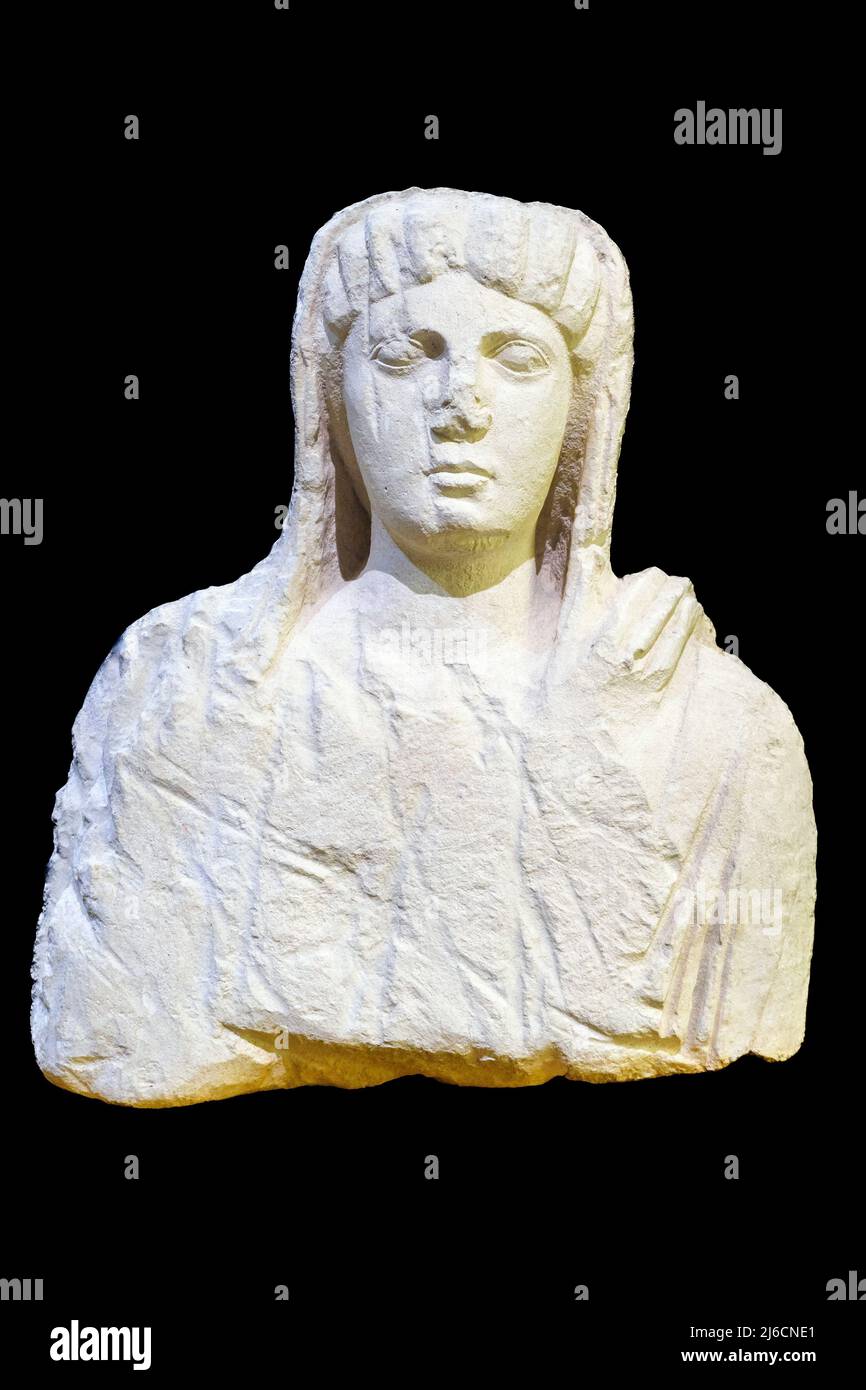 Ibero Roman veiled lady 2nd century BC limestone Puente Genil. Los ...