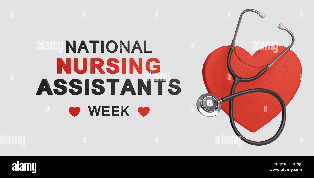 National Nursing Assistants Week. Holiday concept. Stethoscope and ...