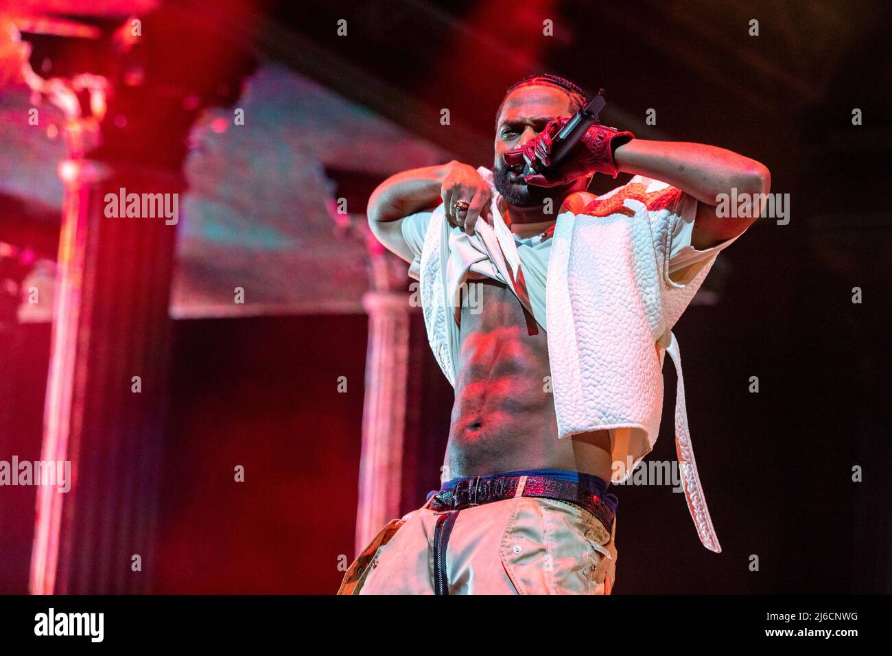 Rapper Big Sean (Sean Michael Leonard Anderson) during Coachella Music ...