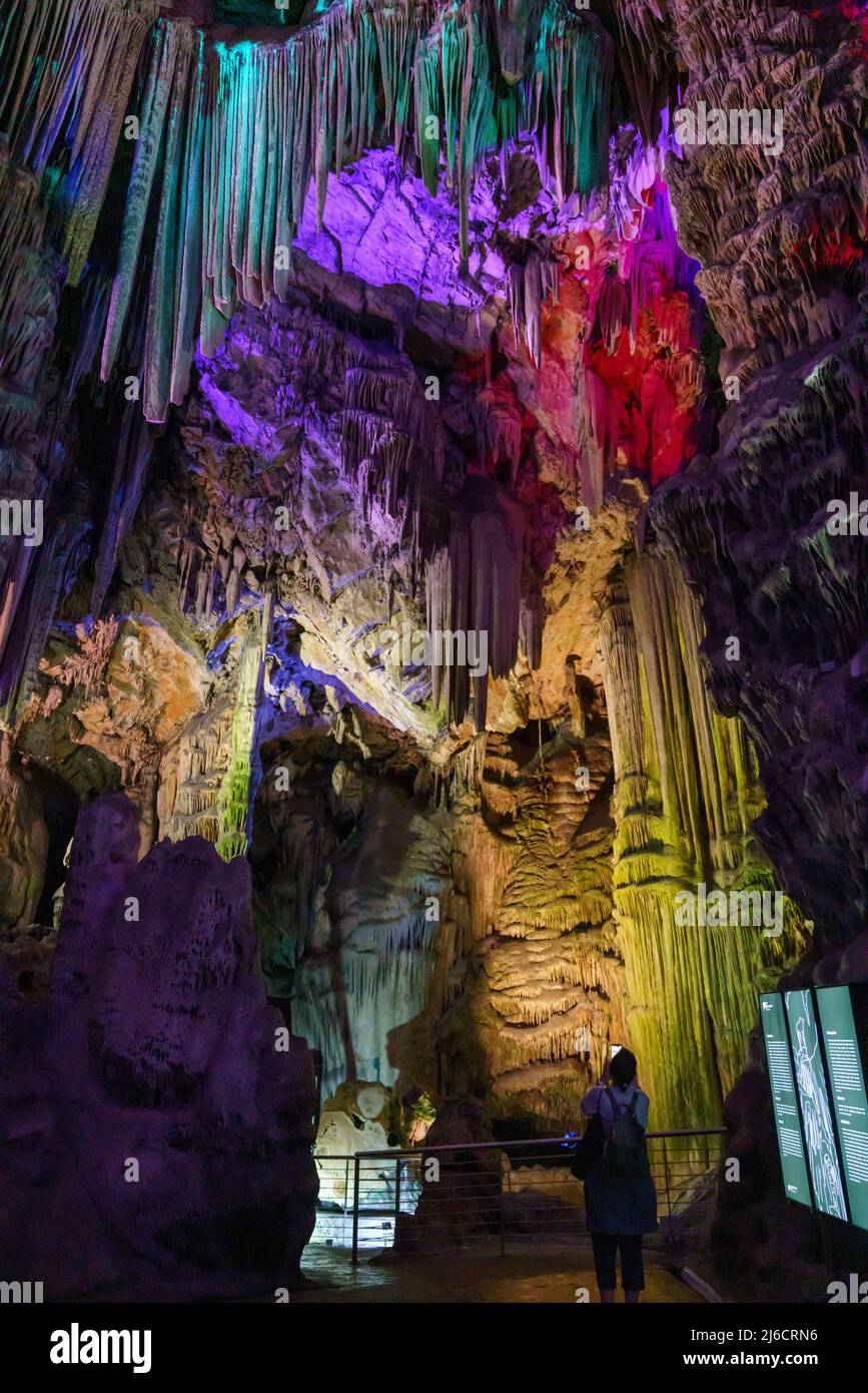 St Michael's Cave - Gibraltar Stock Photo - Alamy