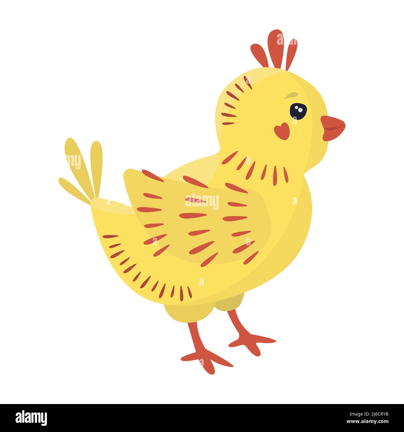 Cute yellow chick cartoon character hi-res stock photography and images ...