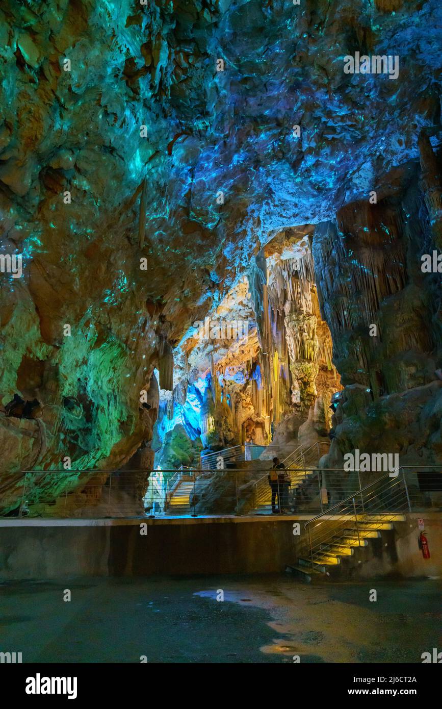 St Michael's Cave - Gibraltar Stock Photo - Alamy