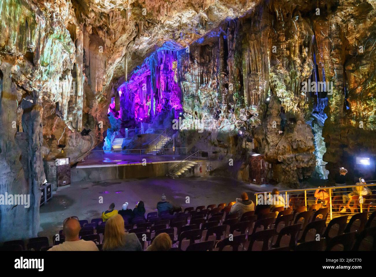 St Michael's Cave - Gibraltar Stock Photo - Alamy