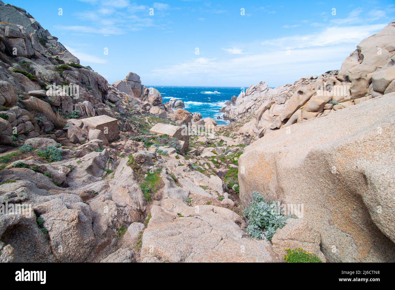 View of Capo Testa coast, Santa Teresa di Gallura Stock Photo - Alamy