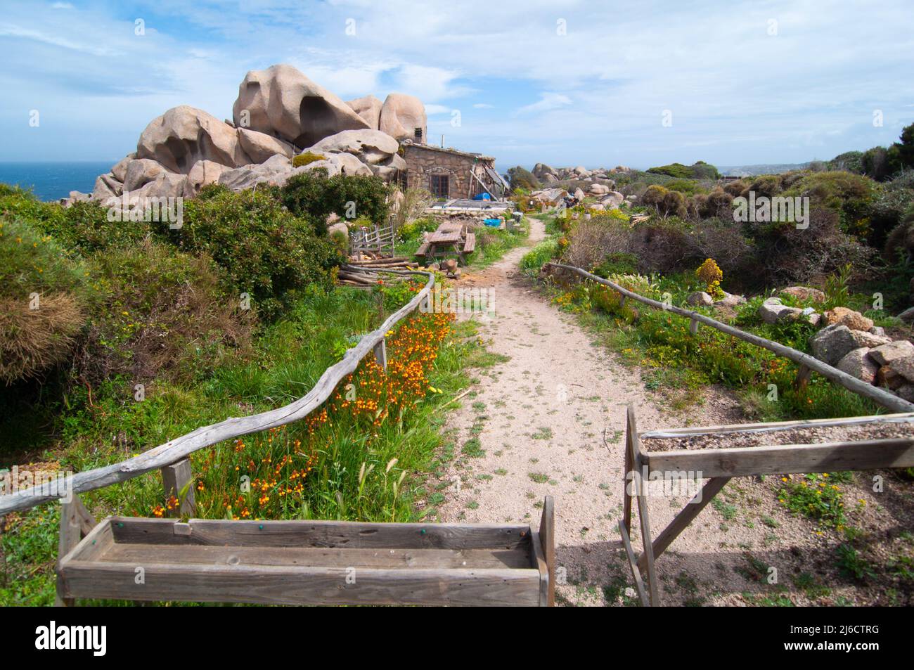 View of Capo Testa coast, Santa Teresa di Gallura Stock Photo - Alamy