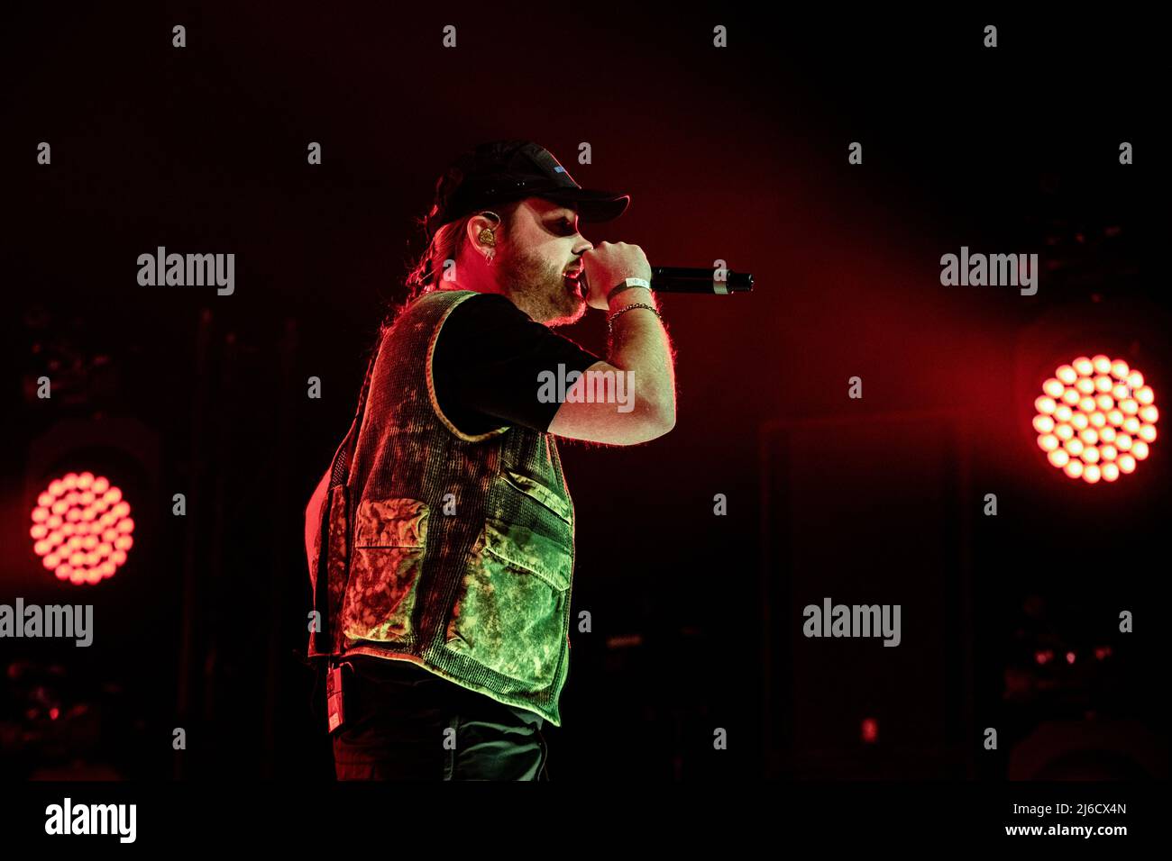 2022-04-30 19:46:22 AMSTERDAM - Rapper Donnie during his concert in ...