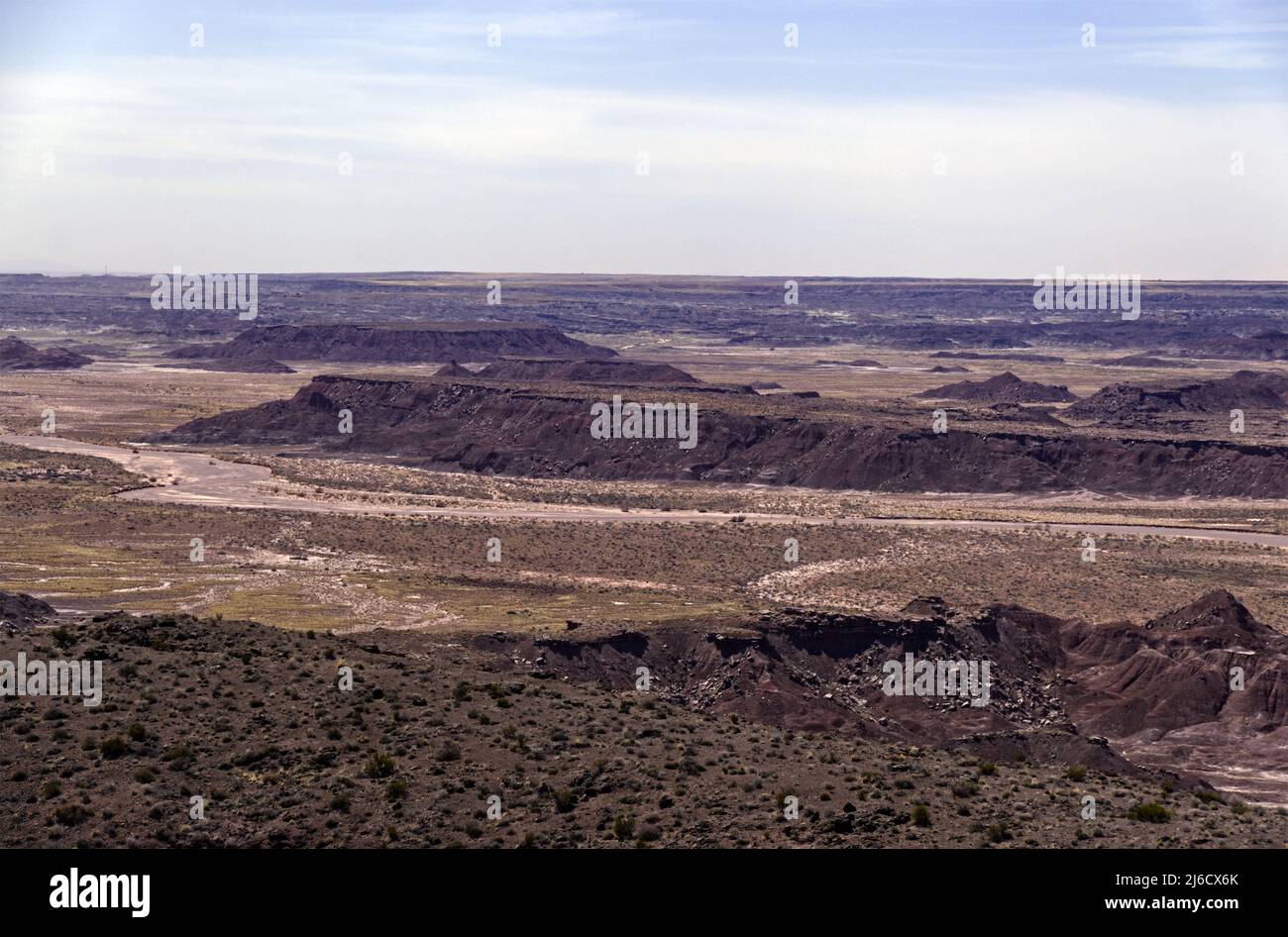 Arizona Petrified Forest - Nizhoni Point Stock Photo - Alamy