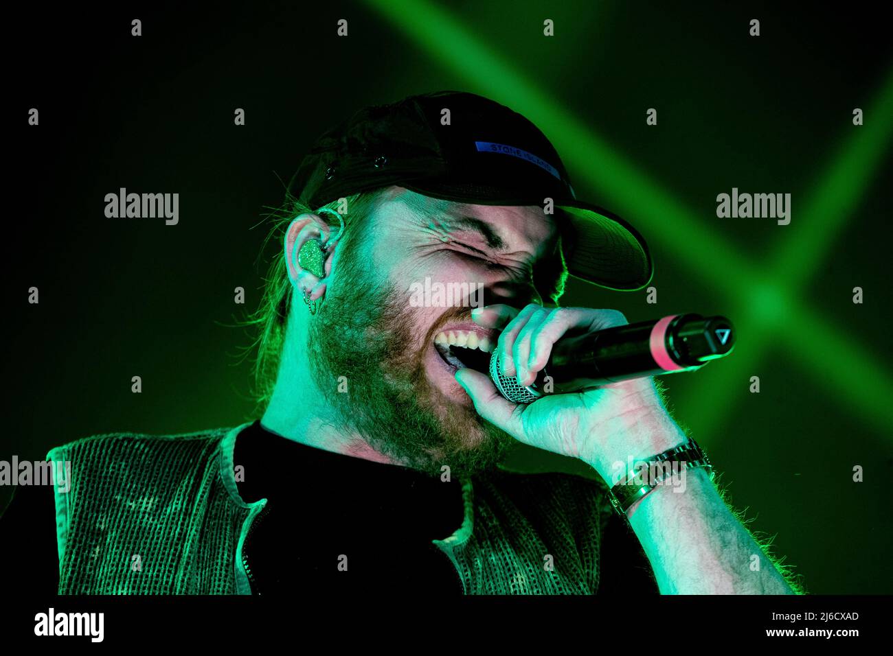 2022-04-30 19:44:00 AMSTERDAM - Rapper Donnie during his concert in ...