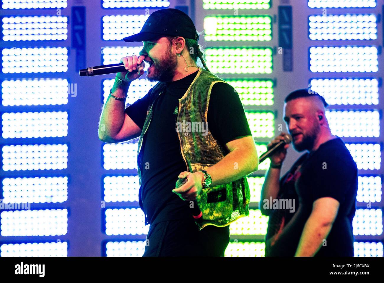 2022-04-30 19:43:22 AMSTERDAM - Rapper Donnie during his concert in ...