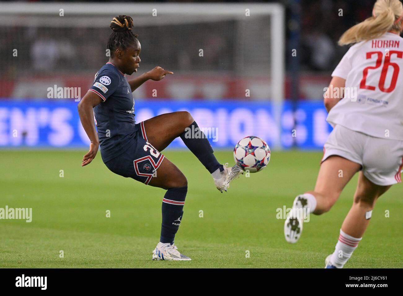 Sandy Baltimore (#21 Paris Saint-Germain) during the UEFA Womens ...
