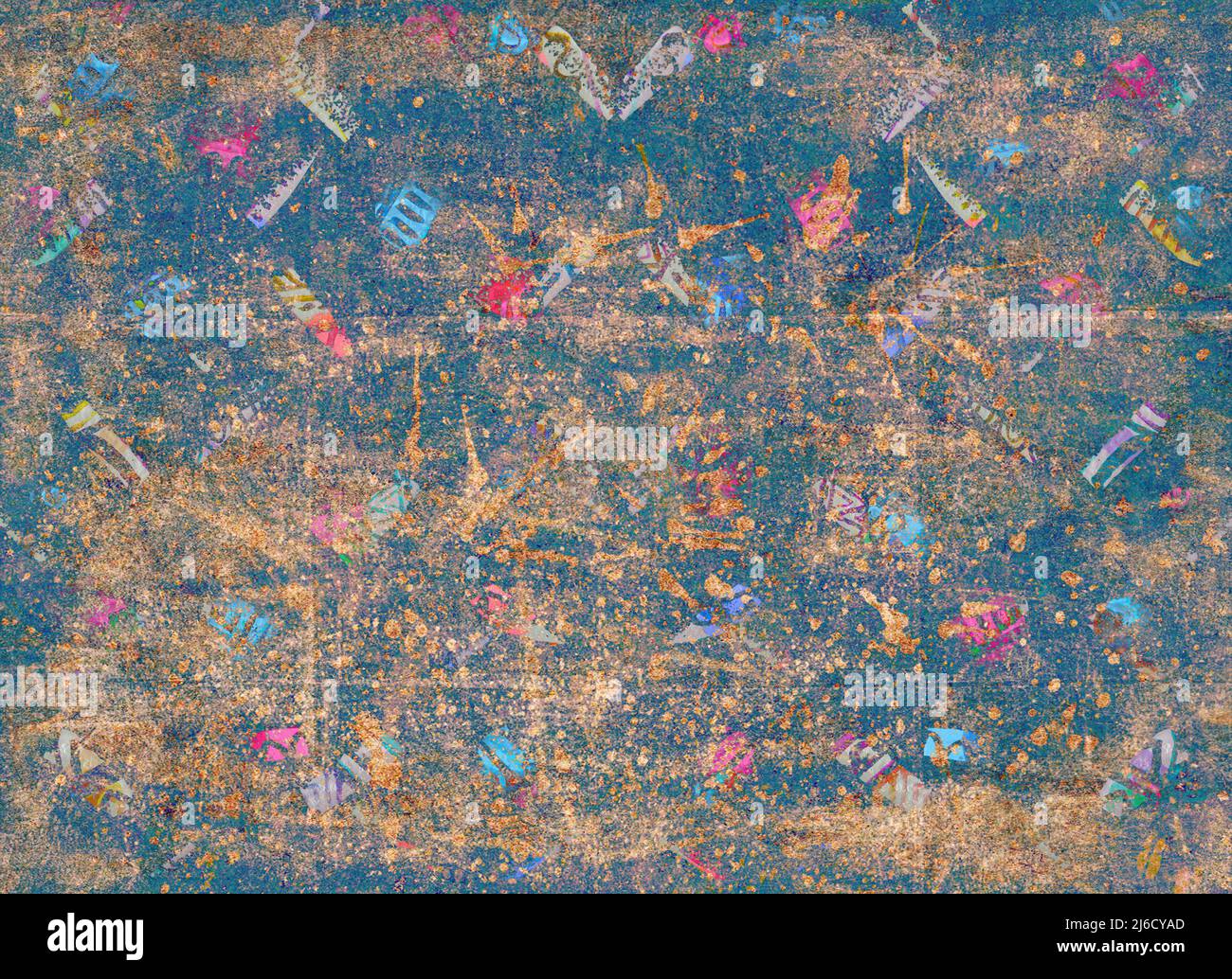 Colorful particles hi-res stock photography and images - Alamy