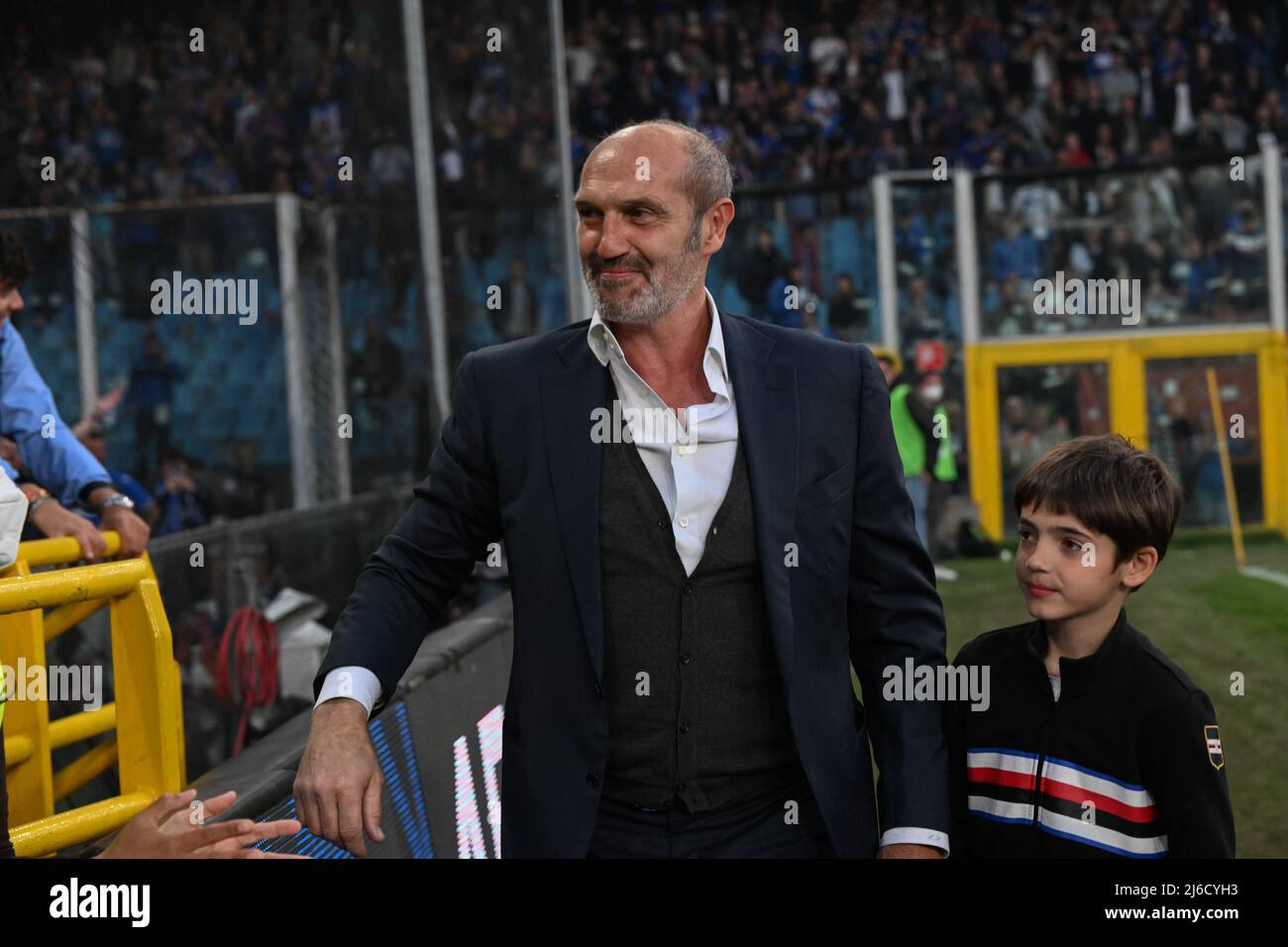Luigi Ferraris stadium, Genova, Italy, April 30, 2022, Marco Lanna ...