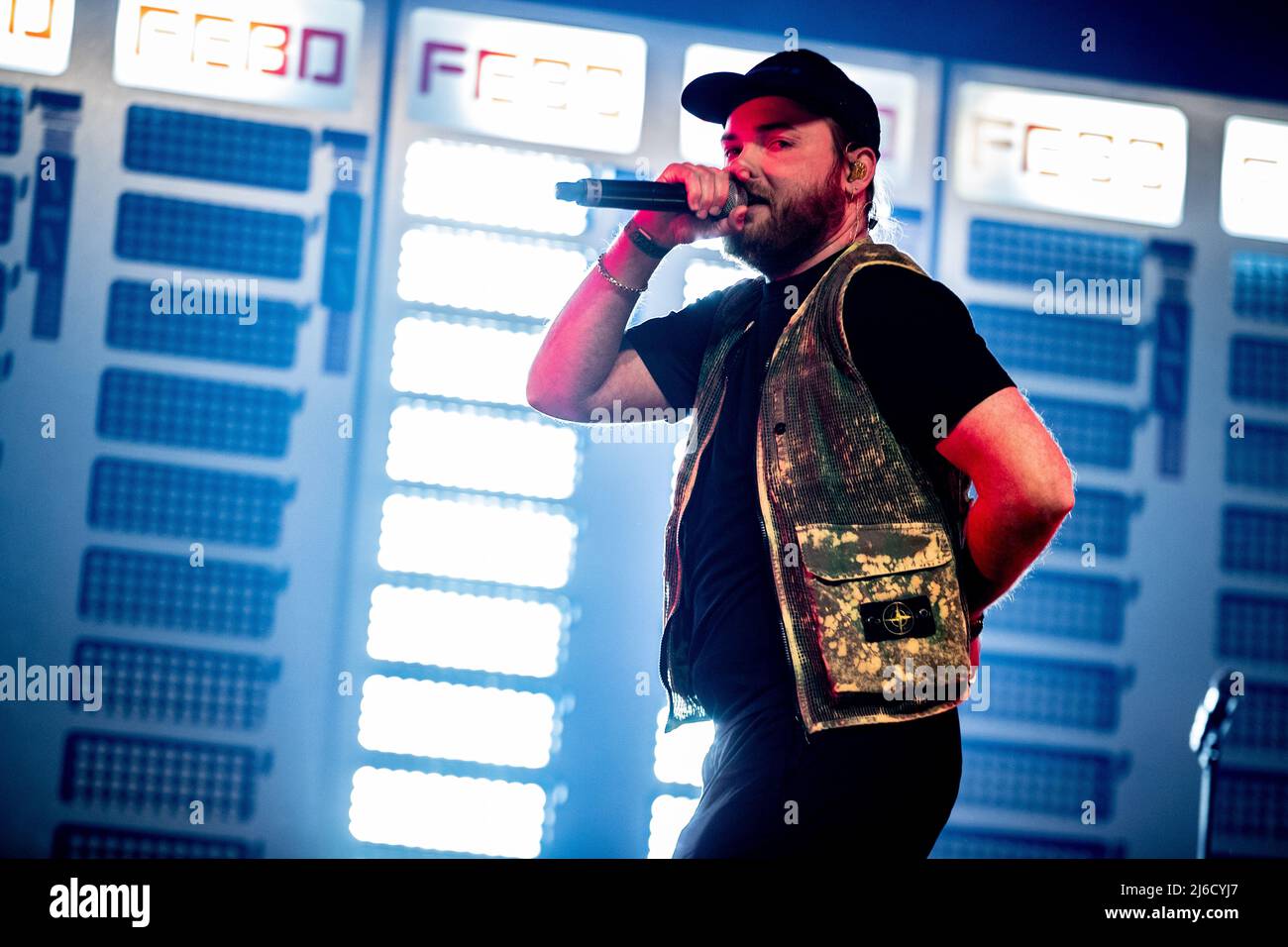 2022-04-30 19:36:39 AMSTERDAM - Rapper Donnie during his concert in ...