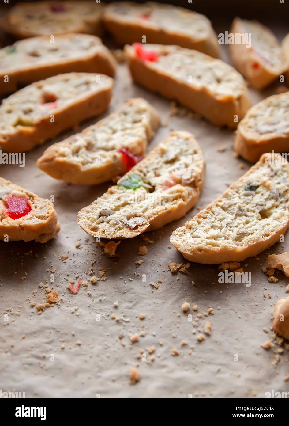 Homemade biscotti cookies Stock Photo - Alamy