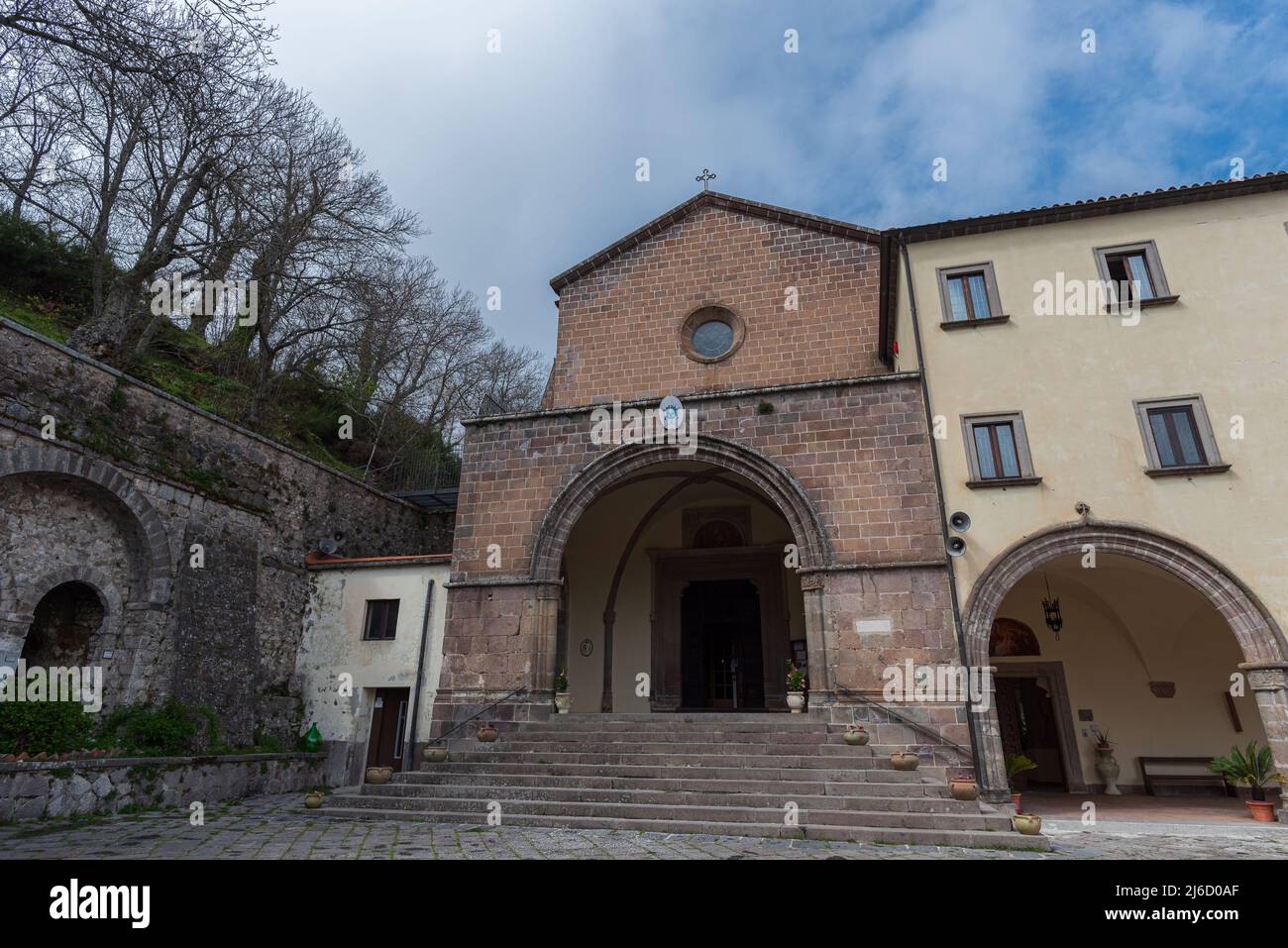 Roccamonfina. Sanctuary of the Madonna dei Lattani. It is located on ...