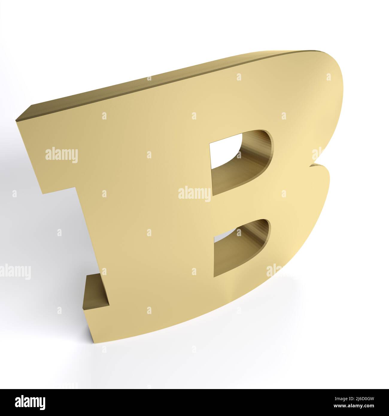 Metallic letter b hi-res stock photography and images - Alamy