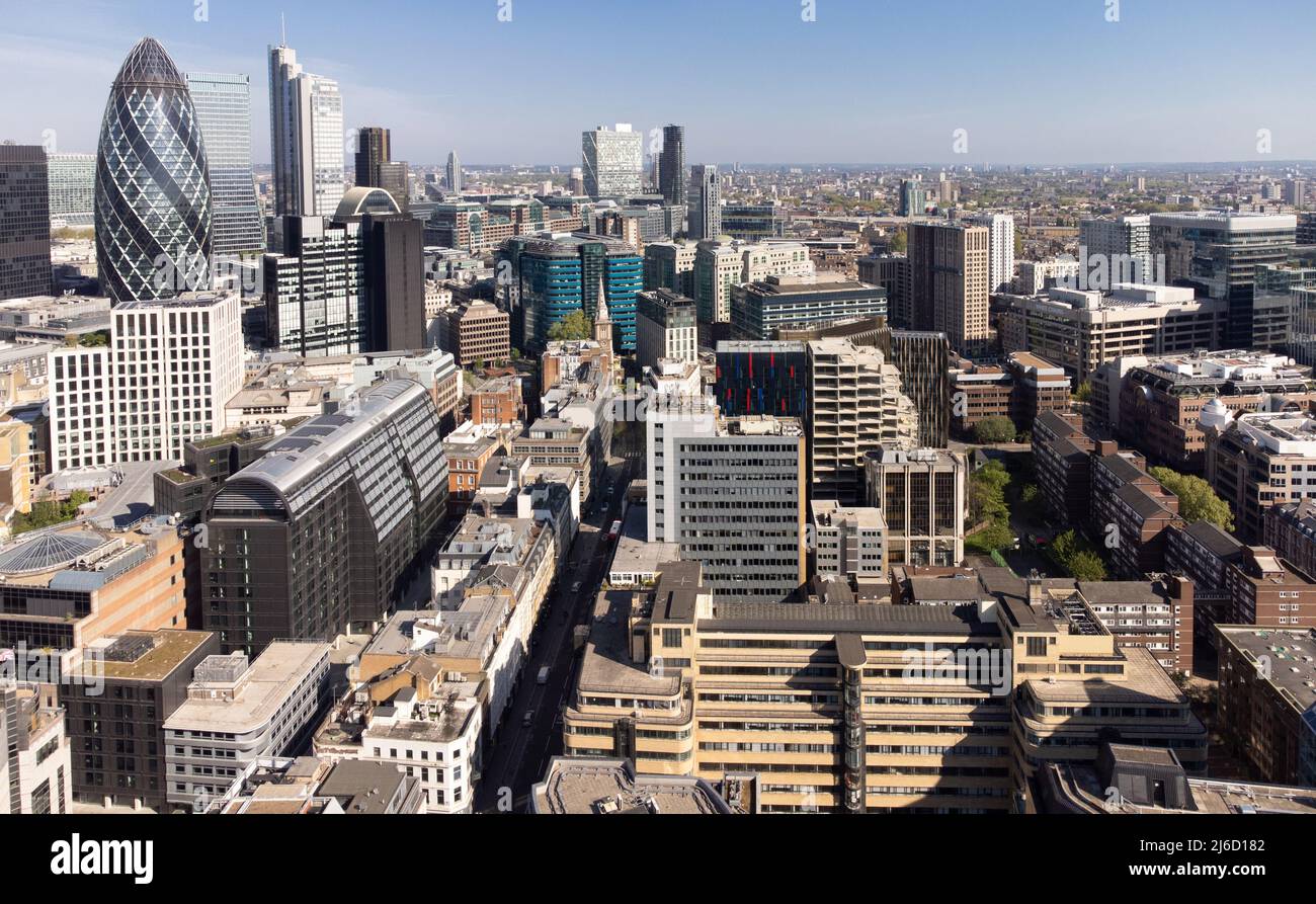 Aldgate aerial view hi-res stock photography and images - Alamy