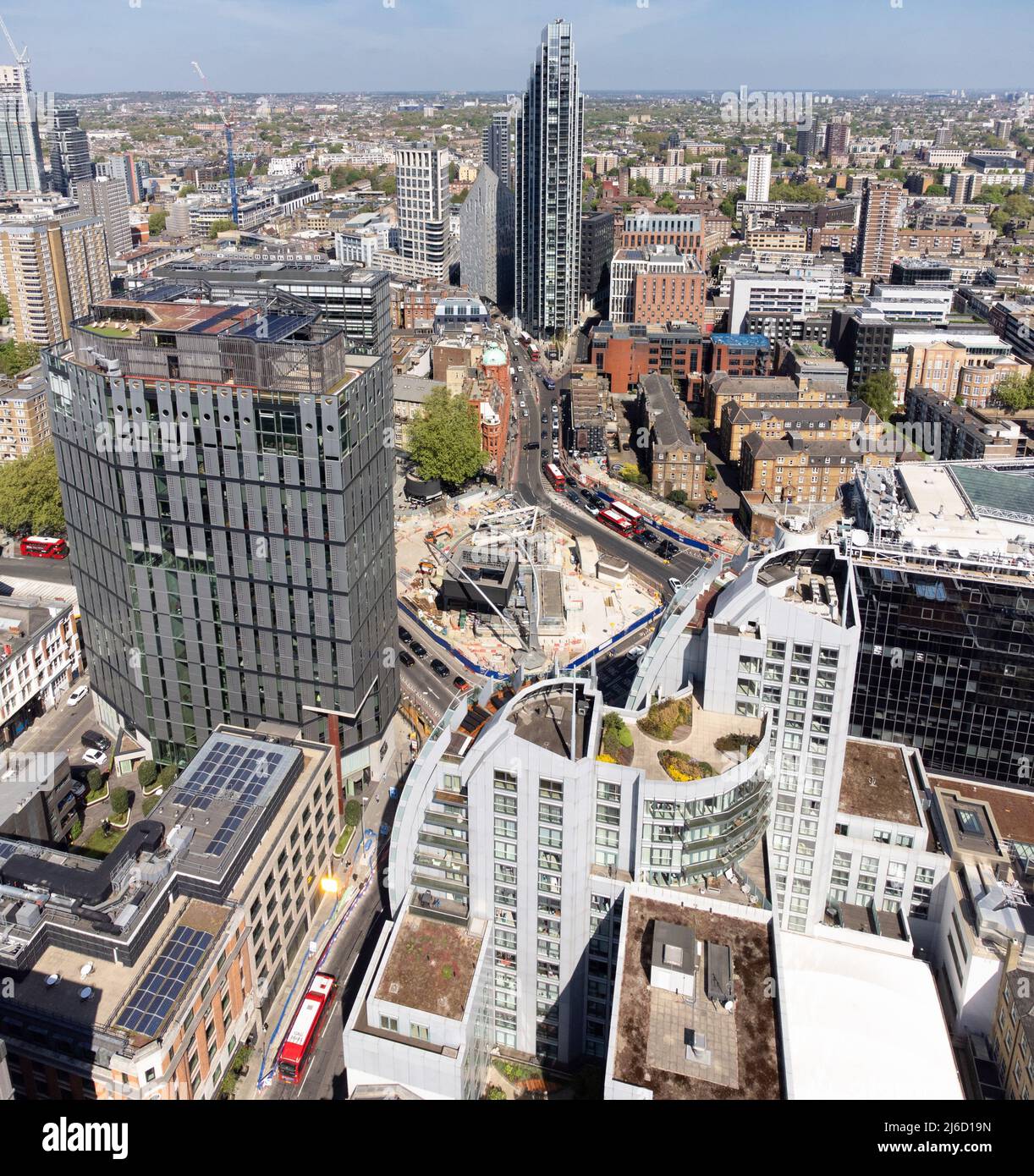 Old street roundabout aerial hi-res stock photography and images - Alamy