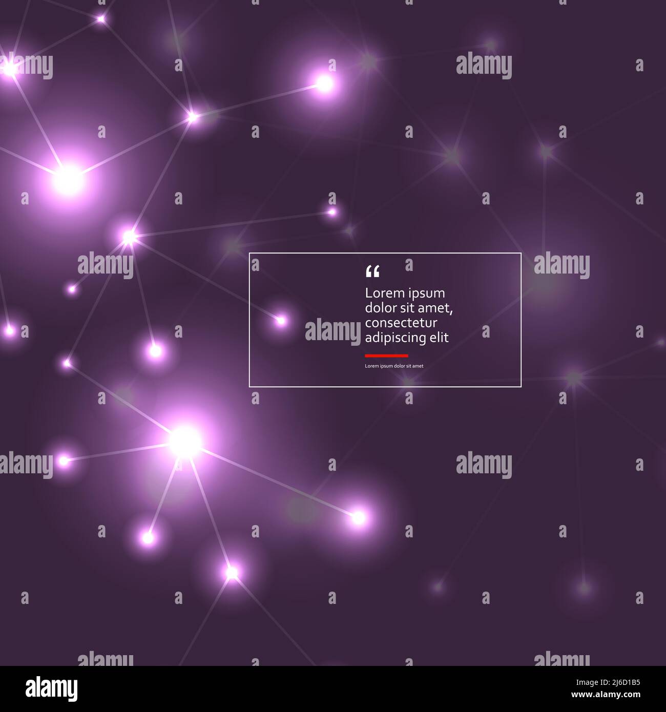 Vector abstract connecting dots and lines. Gradient colored background ...