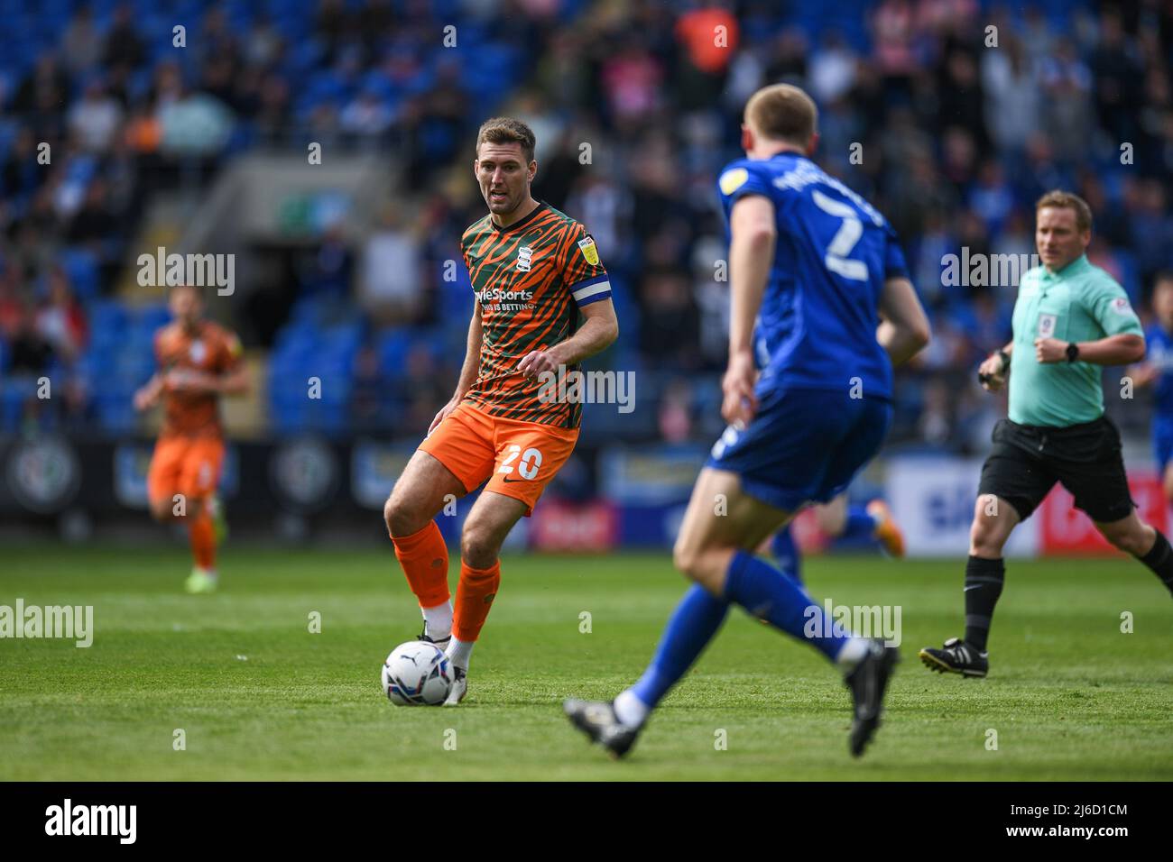 Gary Gardner #20 of Birmingham City in action during the game Stock ...