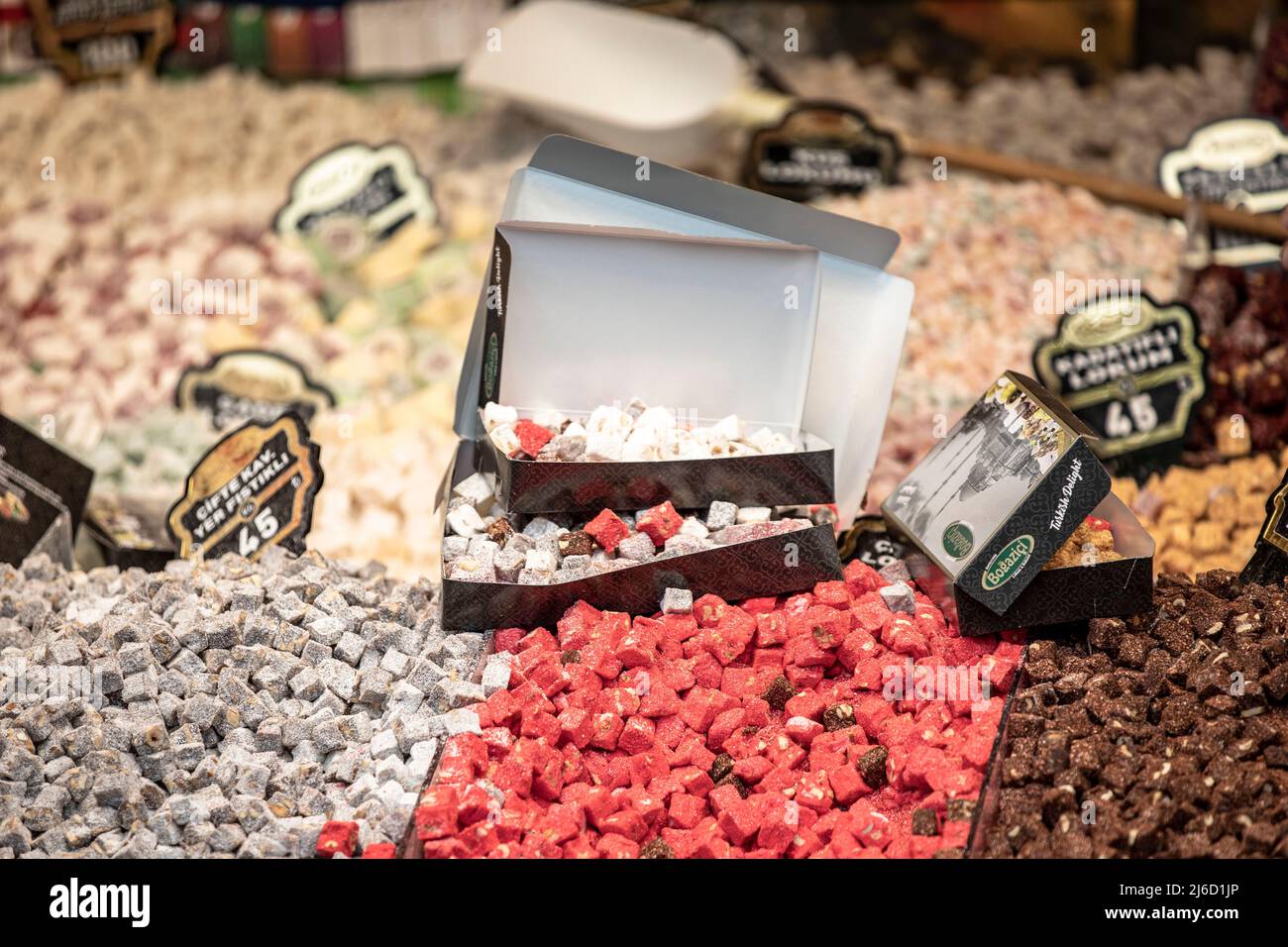 April 30, 2022, Istanbul, Turkey: Products prepared for customers in ...