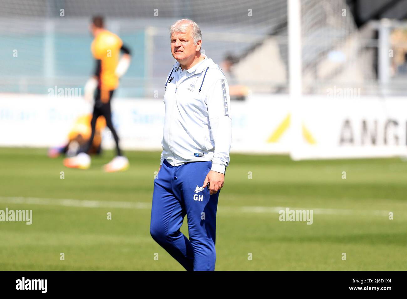 Bradford City assistant manager Glyn Hodges seen prior to the match ...