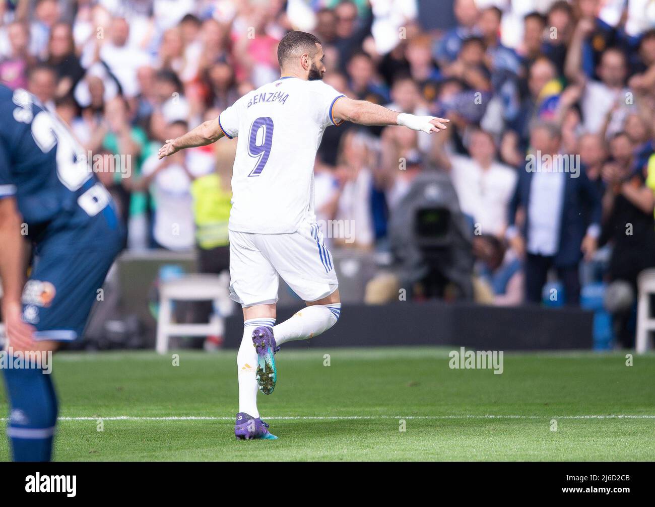 30 th april 2022; Stadium Santiago Bernabeu, Madrid, Spain; Men's La ...