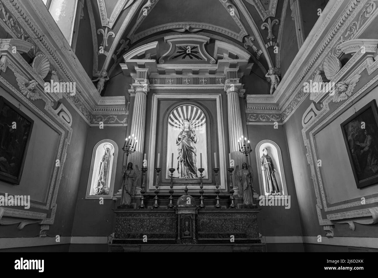 The Church of S. Rocco was built in the first half of the 16th century ...