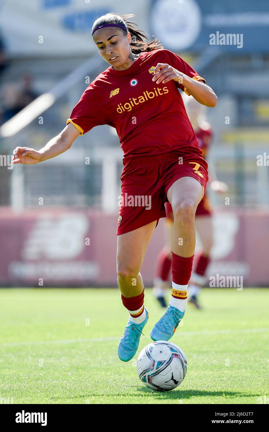 Andressa Alves Da Silva of AS Roma in action during the Women italian ...
