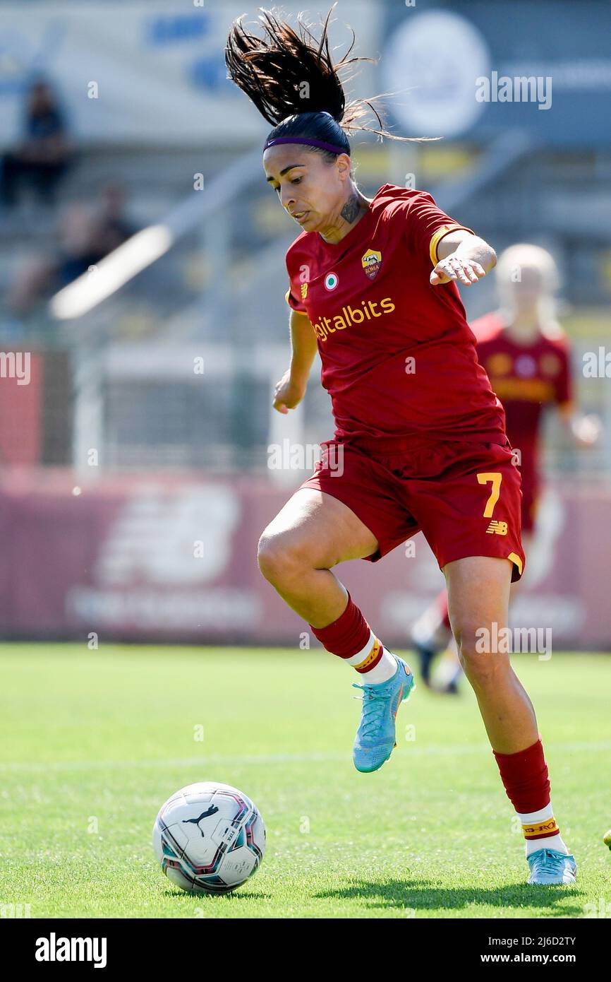 Andressa Alves Da Silva of AS Roma in action during the Women italian ...