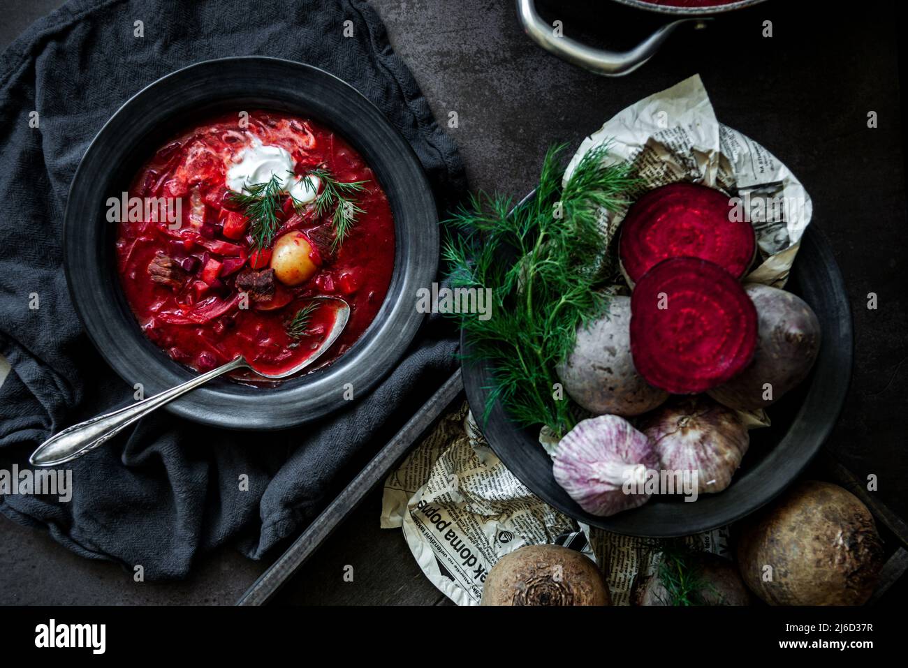 Traditional russian cuisine hi-res stock photography and images - Alamy