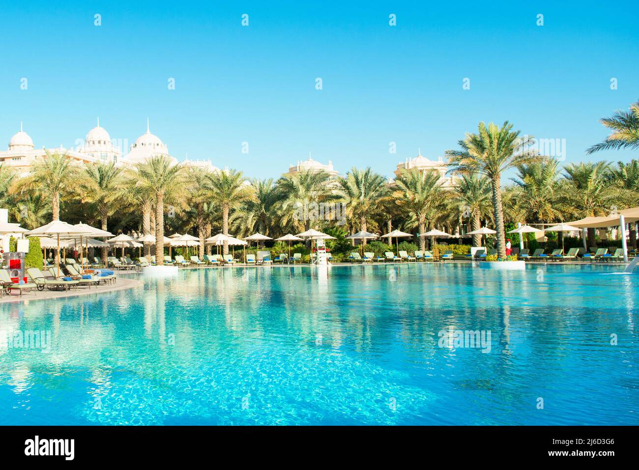 Dubai, United Arab Emirates - March 8, 2022: Luxury beach resort on ...