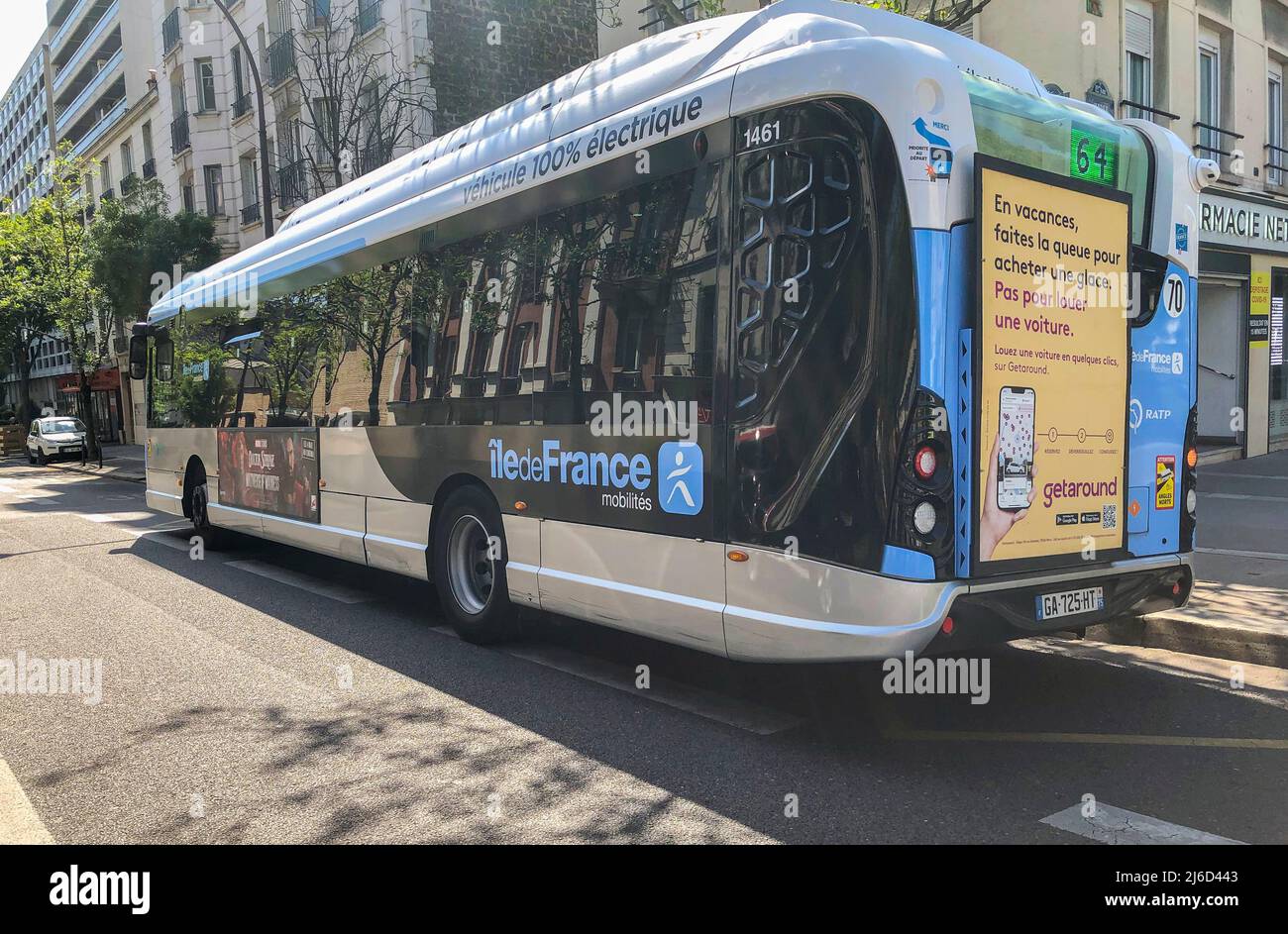 Ratp bus paris hi-res stock photography and images - Alamy