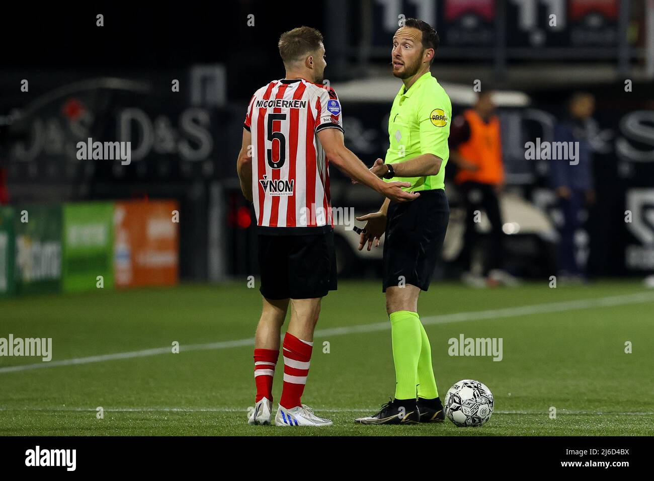 ROTTERDAM, NETHERLANDS - APRIL 30: Aaron Meijers of Sparta Rotterdam ...