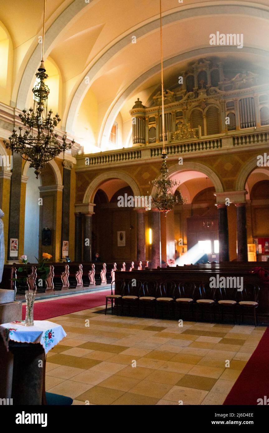 Hungarian Inner City Parish Church in Budapest, the oldest building on ...