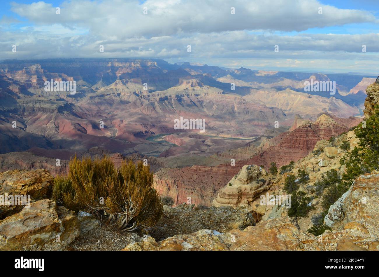 Gorgeous scenic landscape views of the immense Grand Canyon in Arizona ...