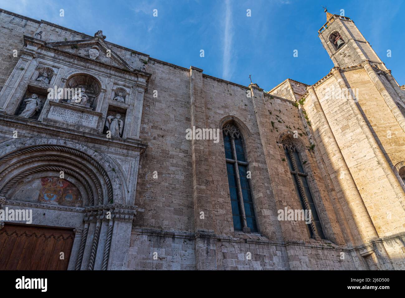 The church of San Francesco in Ascoli Piceno is considered one of the ...