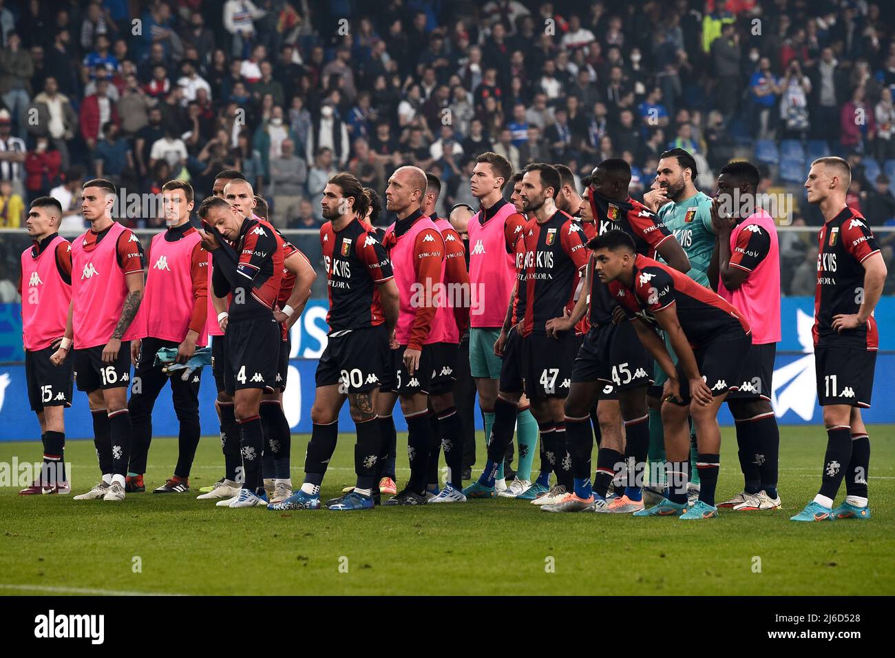 Genoa players dejected hi-res stock photography and images - Alamy