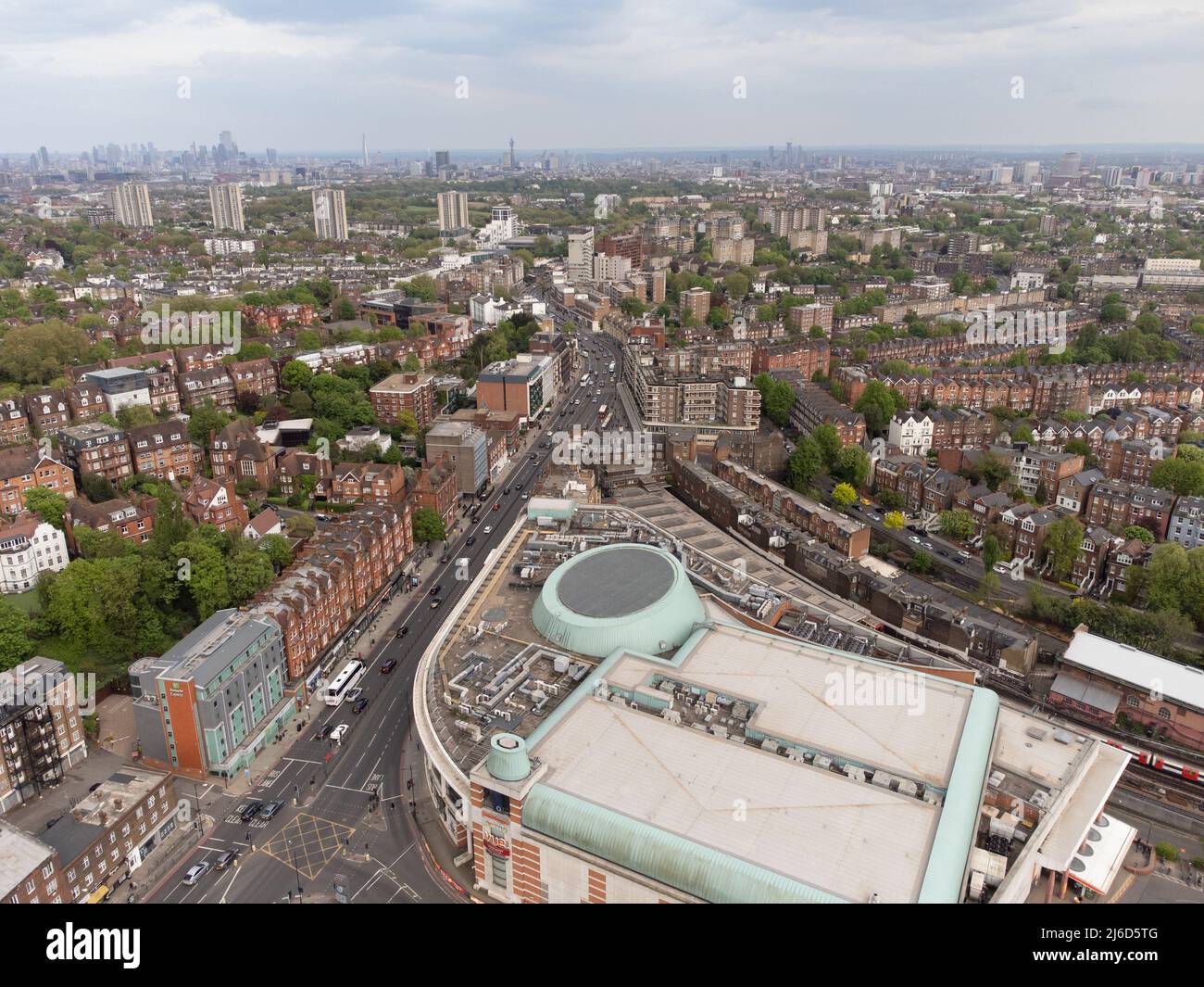Finchley Road area, O2 Centre, Camden, London, England Stock Photo - Alamy