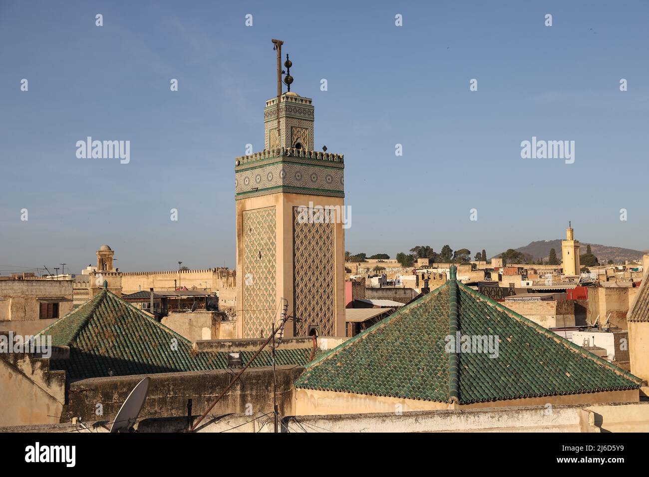 General view of Fez City in Morocco Stock Photo - Alamy
