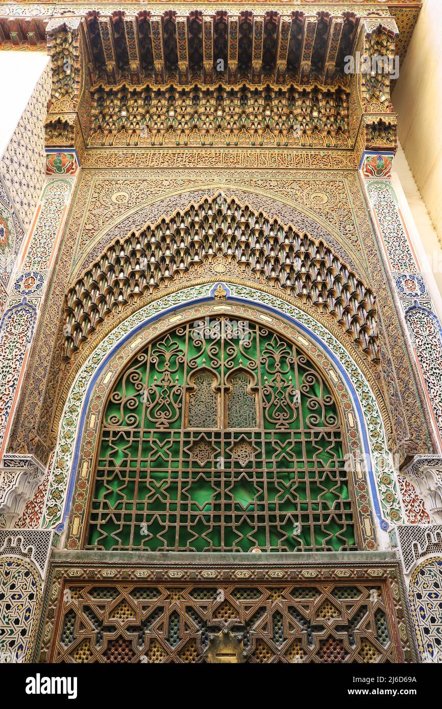 Window of a Building in Fez City, Morocco Stock Photo - Alamy