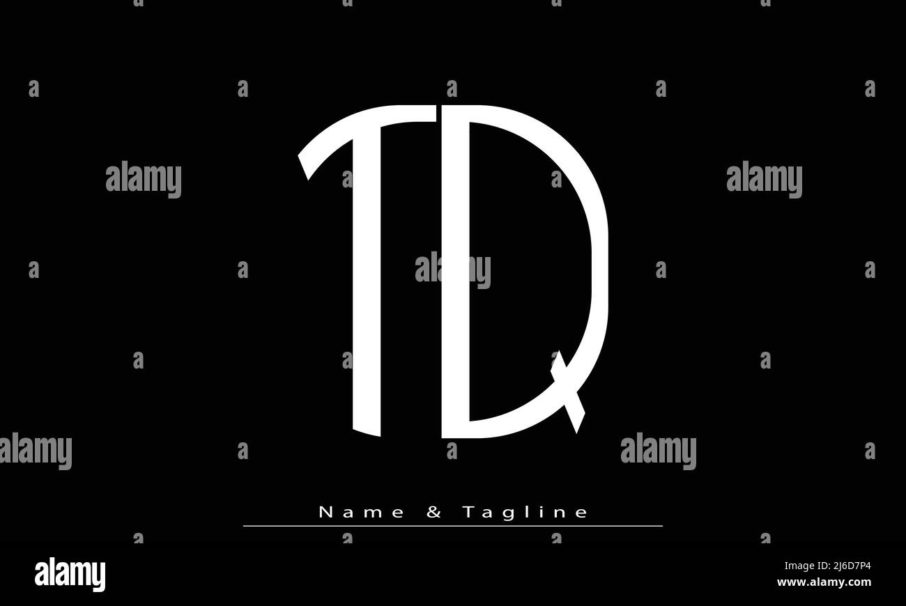 Alphabet letters Initials Monogram logo TQ , QT Stock Vector Image ...