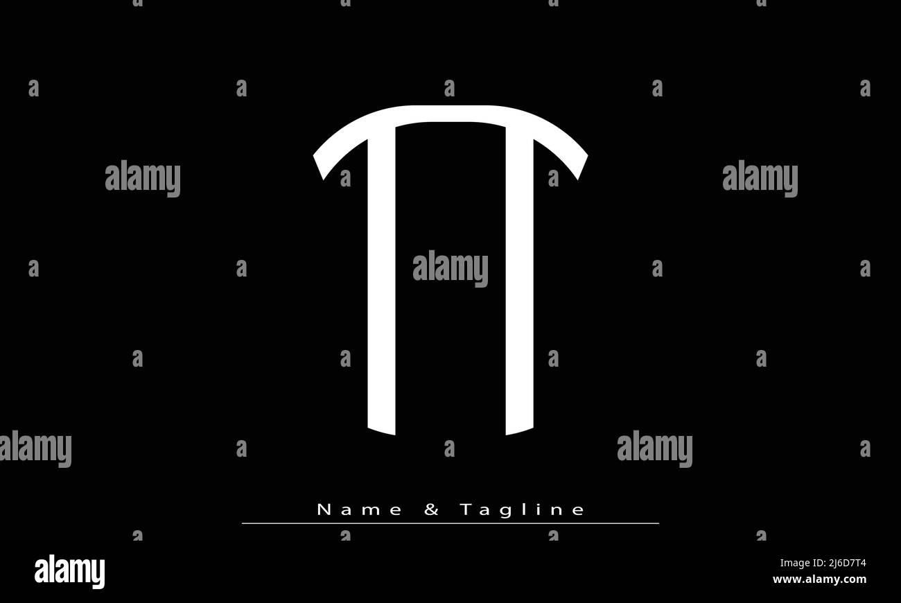 Alphabet letters Initials Monogram logo TT Stock Vector Image & Art - Alamy